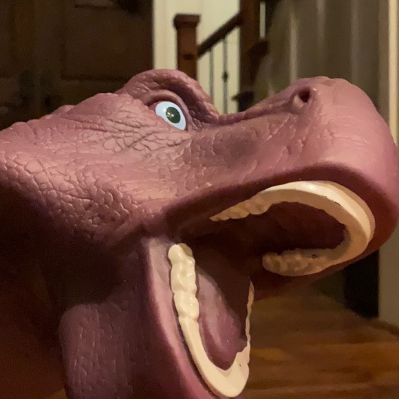 Disney | Toys | Vintage Disney Dinosaur Hand Puppet Maroon Color Gently ...